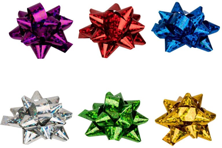 Подарочный бант "Stilerra" BOWS-3H 3 см ассорти