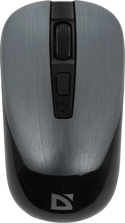 Мышь беспроводная Defender Wave MM-995, радио, оптическая, USB, 1600dpi, серебристый