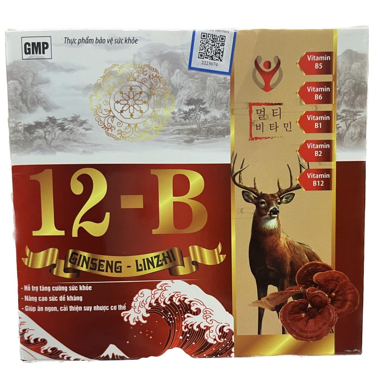 Общеукрепляющие пилюли 12-B 100 пилюль, Корея