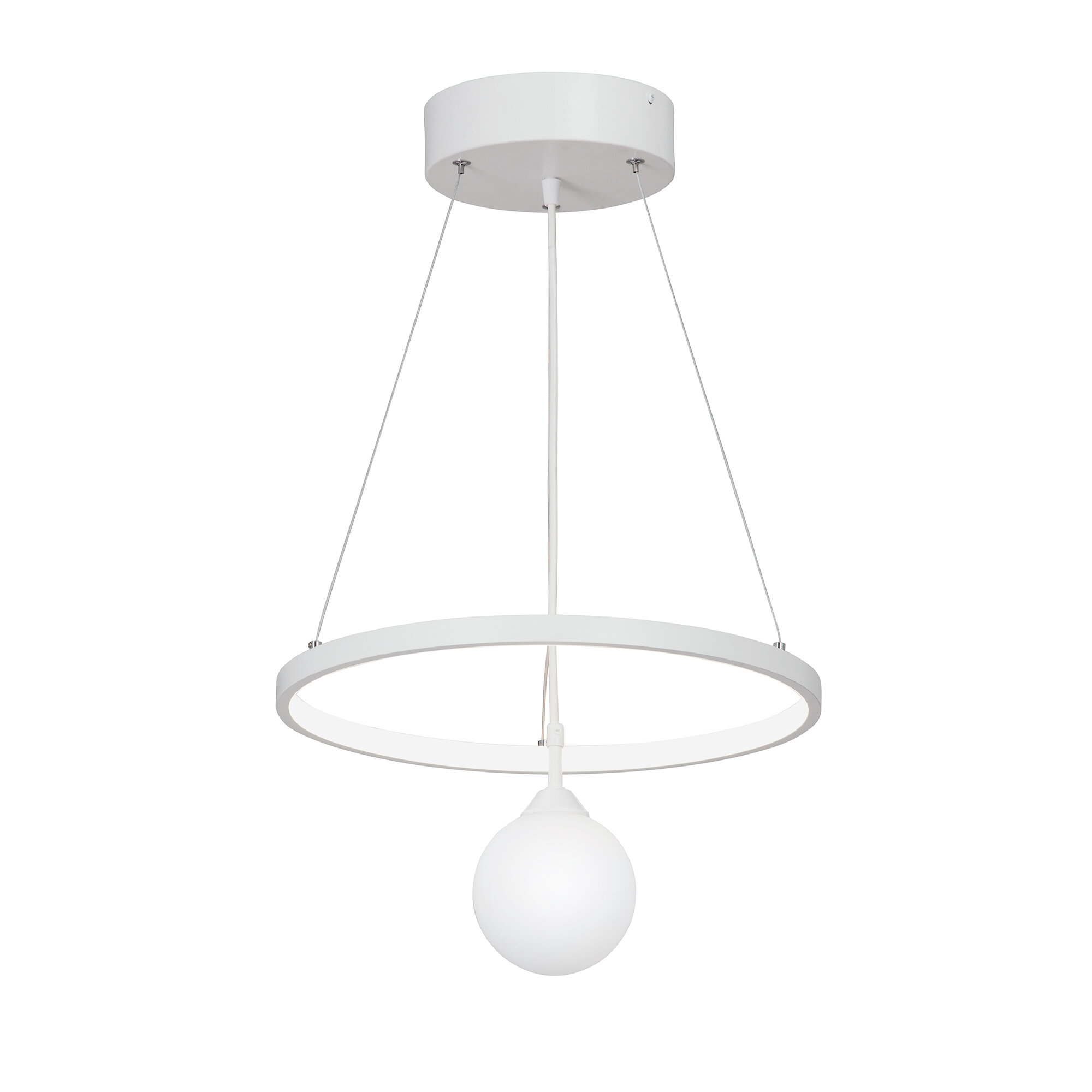 Светодиодный светильник Vitaluce V4680-0/2S, LED 25Вт, 3900-4200K, 1xG9 макс. 28Вт белый матовый