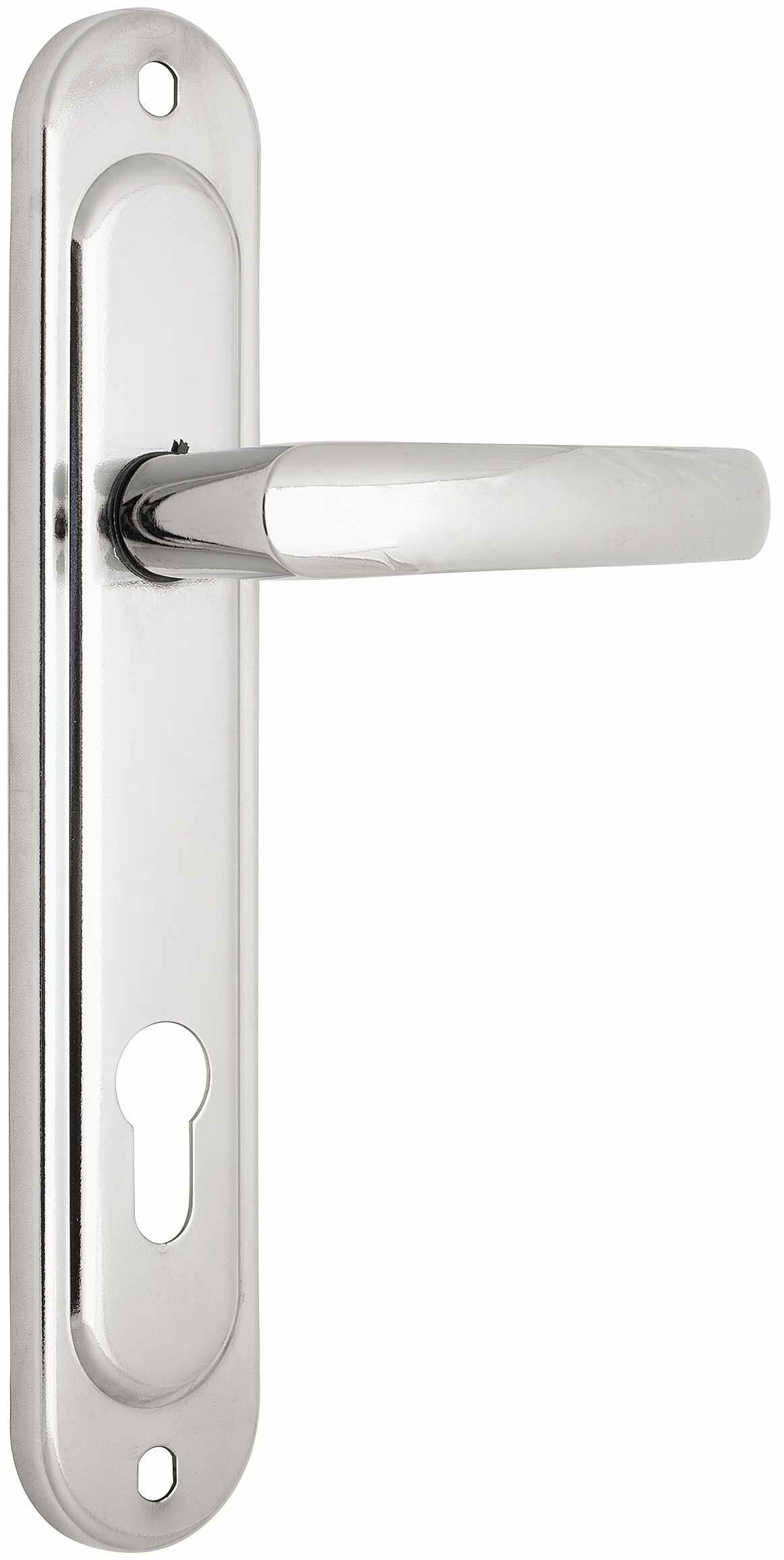 Ручка дверная универсальная на планке РФ1-85.02, цвет хром