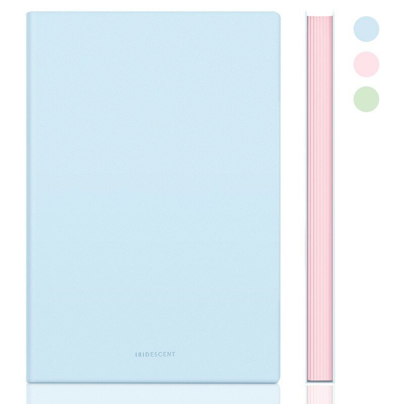 Блокнот Deli 22283LT-BLUE 210х143мм искусст. кожа 96л голубой