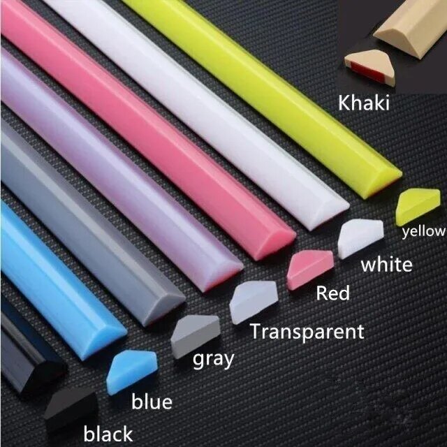 Силиконовый водоотталкивающий барьер для ванной Black, 60cm