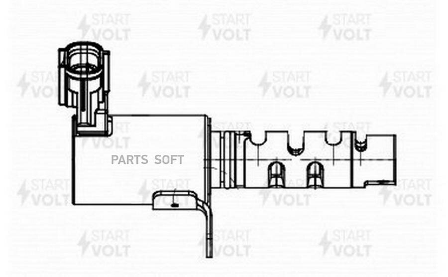 STARTVOLT SVC-2204 Клапан эл. рег. фаз ГРМ для а/м Subaru Tribeca (04-) 3.6i правый впуск. (SVC 2204) ()