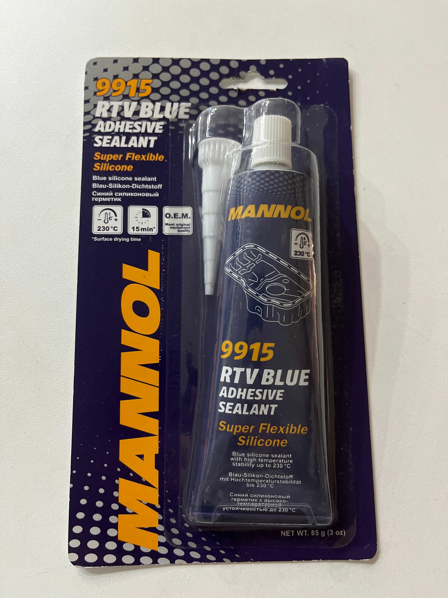 Герметик MANNOL серый термостойкий