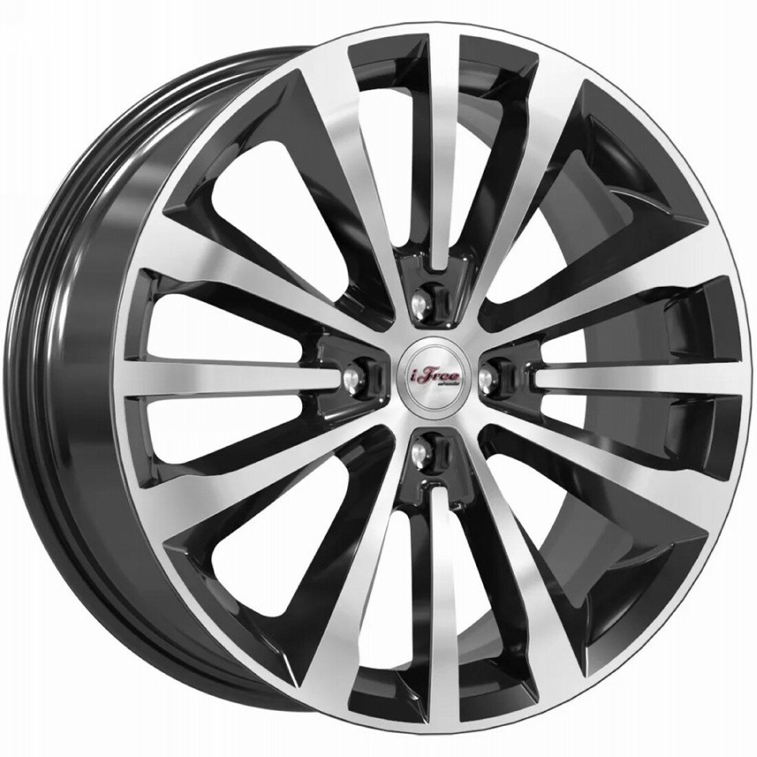 Колесный диск iFree Андерсен (КС912) 7x17 4x100 ET41 60,1 Блэк Джек