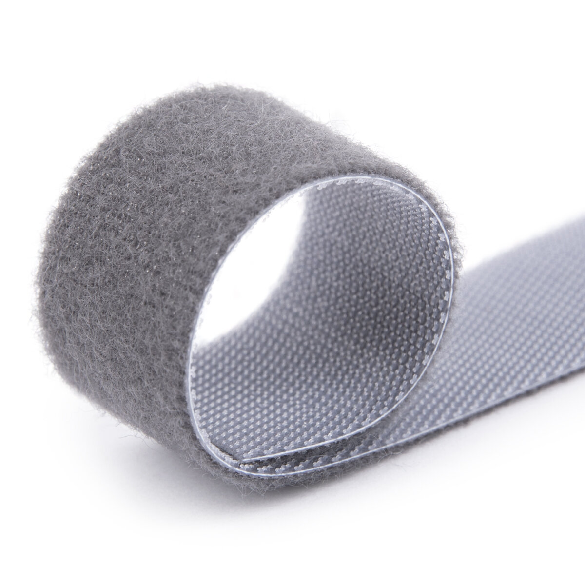 Липучка лента "Gamma" двусторонняя 20 мм LG-20XM 25 м №102 т. серый