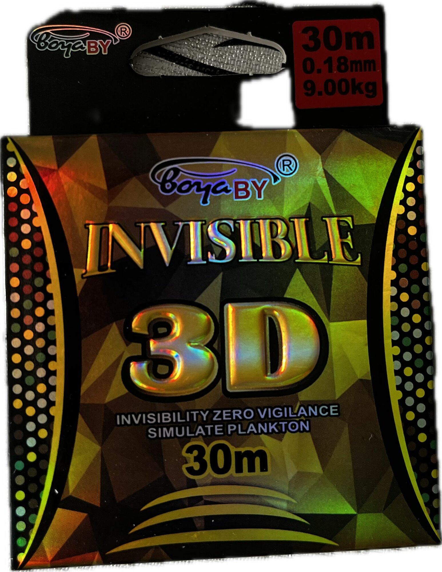 Леска рыболовная boyaBy-INVISIBLE 3D 30 м