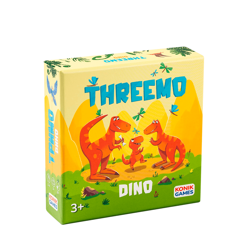 Детская настольная карточная игра Konik Games «тримо дино» KG0006