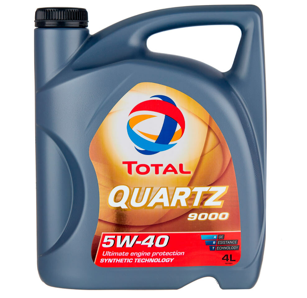 TOTAL QUARTZ 9000 5W40 4 литра Моторное масло для автомобиля