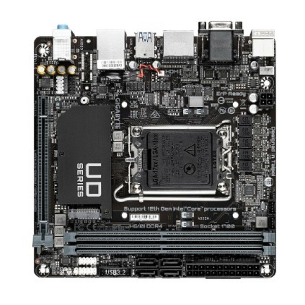 GigaByte Материнская плата H610I DDR4 LGA 1700 2хDDR IV 1хM.2
