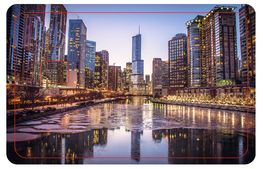 Наклейка на карту Чикаго Иллинойс