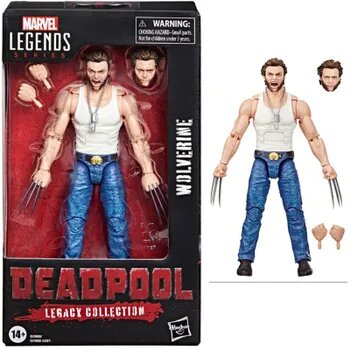Фигурки HasbroХасброЛегендарная серия Marvel "Росомаха", коллекционное издание "Дэдпул 2" для взрослых, подвижная кукла (6 дюймов)