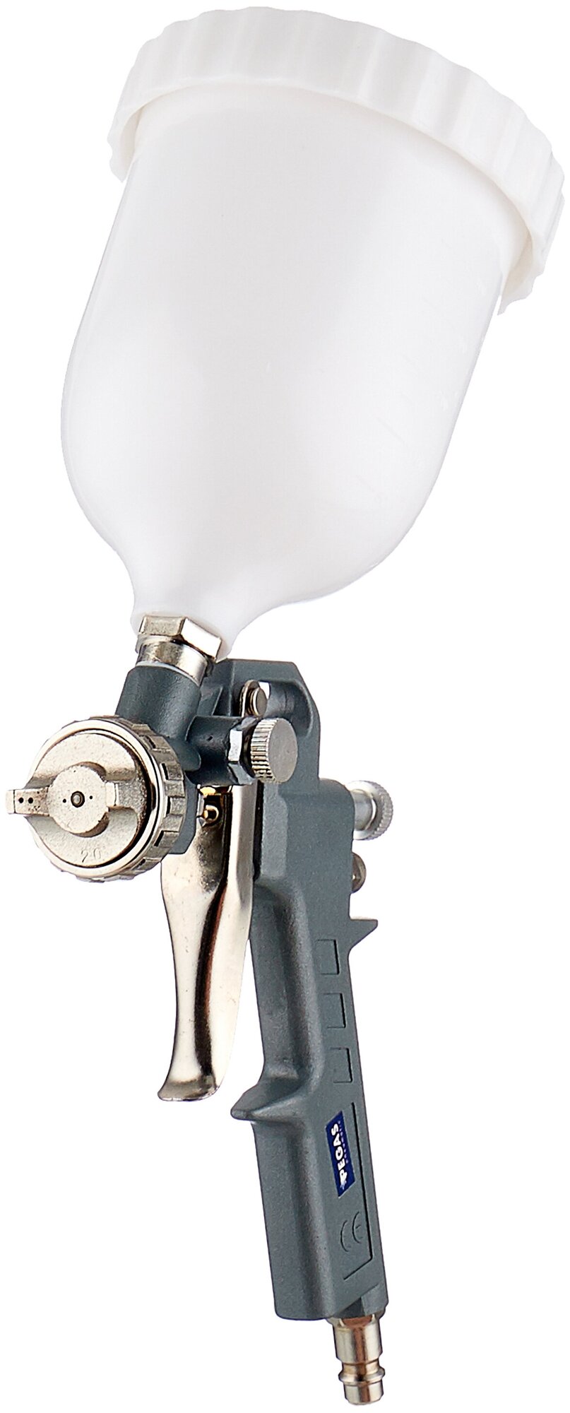 Краскораспылитель пневматический Pegas Pneumatic (2708) 1/4" верхний бачок