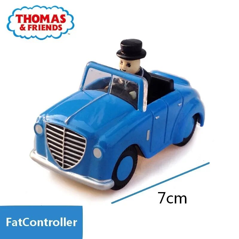 Thomas & Friends, машинка FatController, темно-синий, 7см