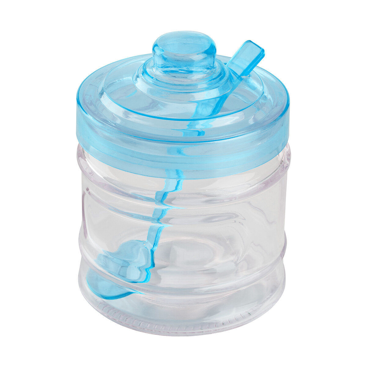 Банка для сыпучих продуктов Mallony DOLCE, с ложкой, крышкой, стеклянная, 300 мл