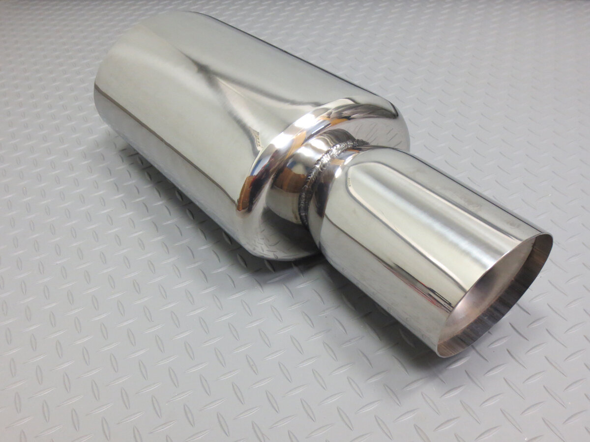 Глушитель прямоточный, спортивный HJ-A0011