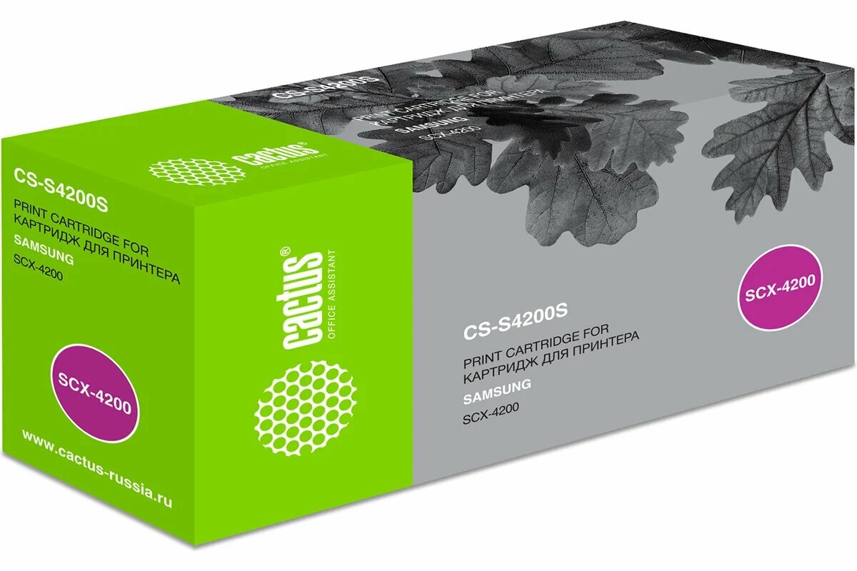 Cactus SCX-D4200A черный лазерный картридж 3000 страниц совместимый с Samsung SCX-D4200