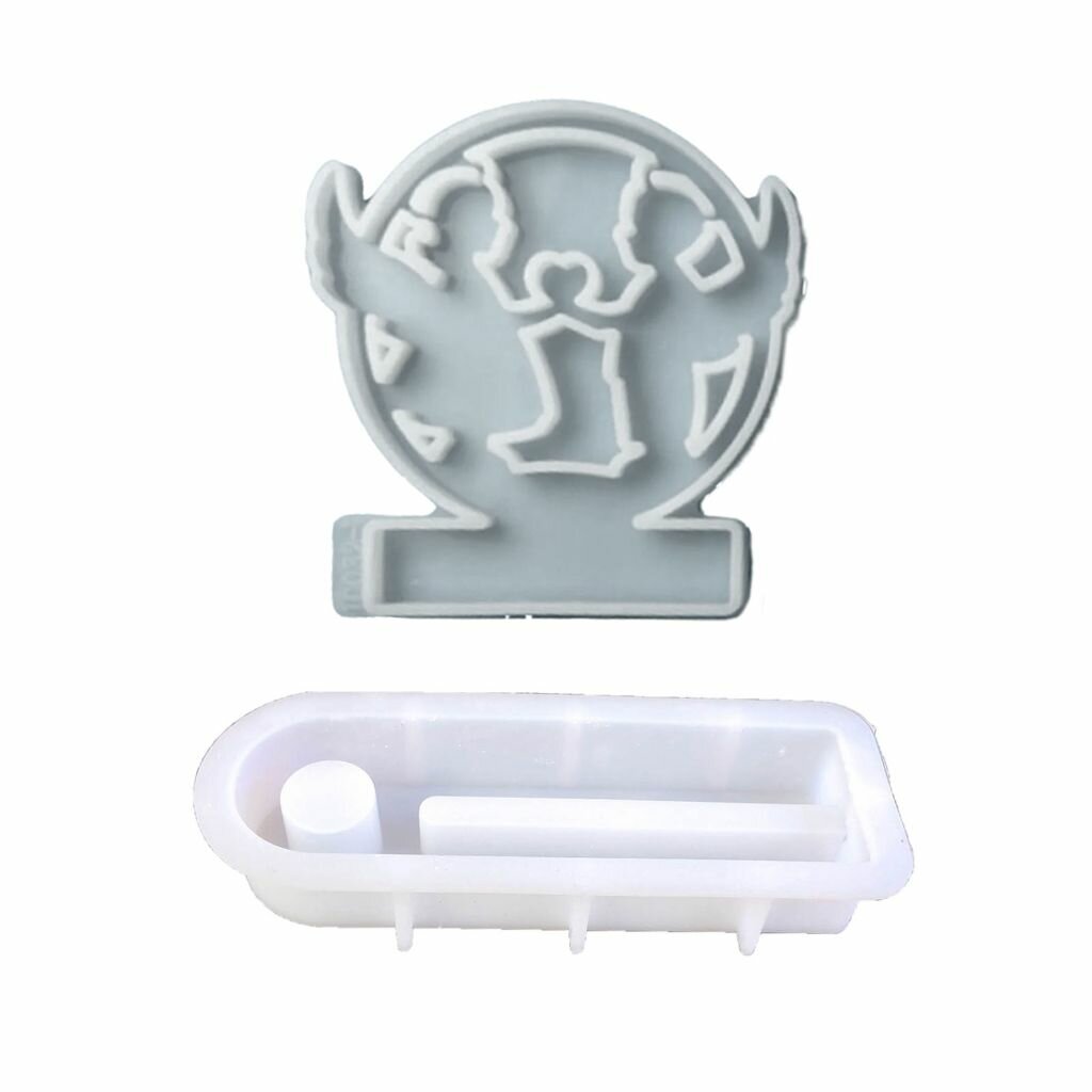 Украшение в виде ангела любви гипсовая форма для подсвечников-4