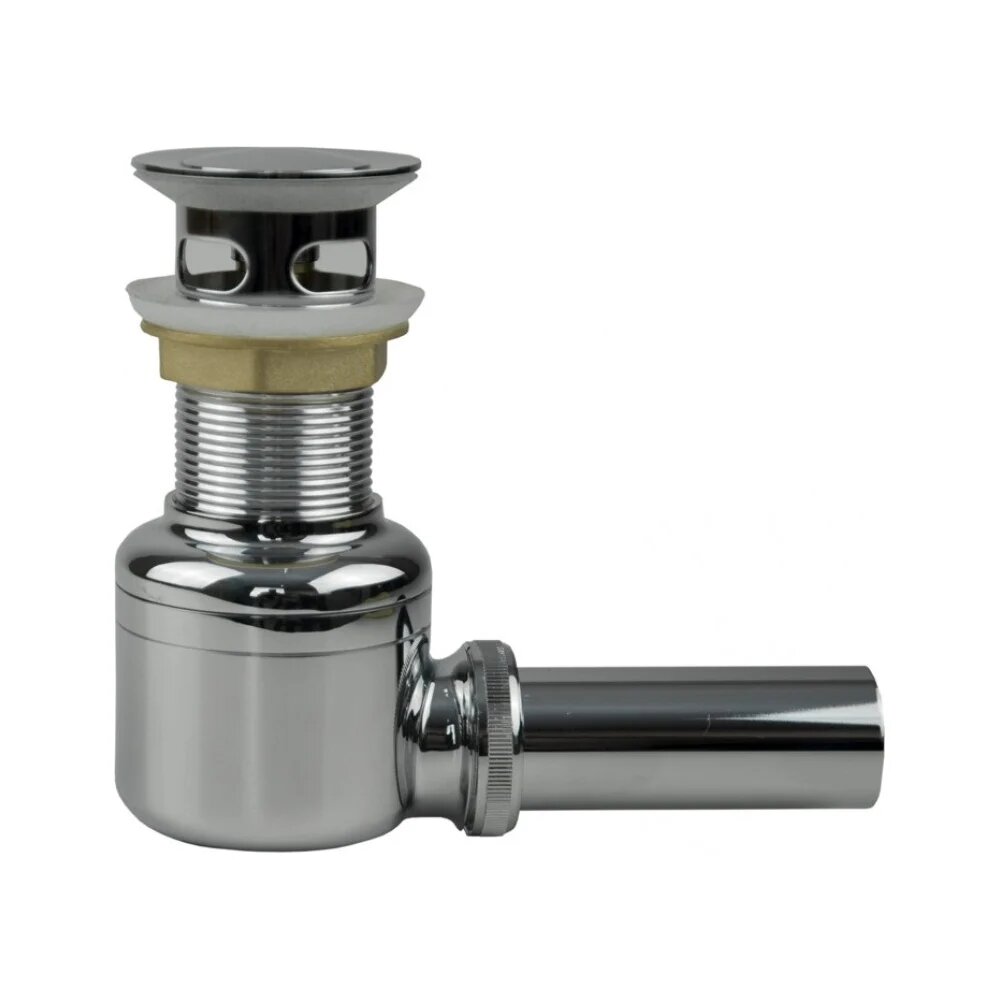 Сифон MAGDRAIN хромированный (д.45, хром, магнитный клапан) POP01-G из латунного корпуса с хромированным покрытием