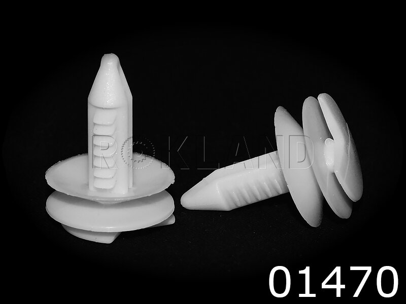 10шт - 01470 клипса автомобильная GM ROKLAND