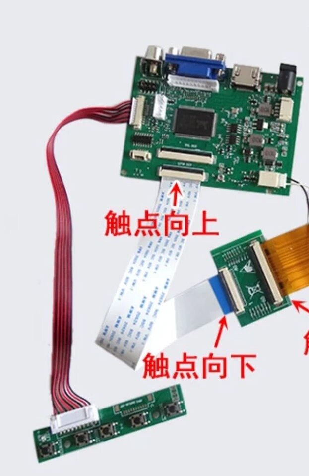 9-дюймовый экран 1024X600 60pin, панель управления ЖК-монитором IPS