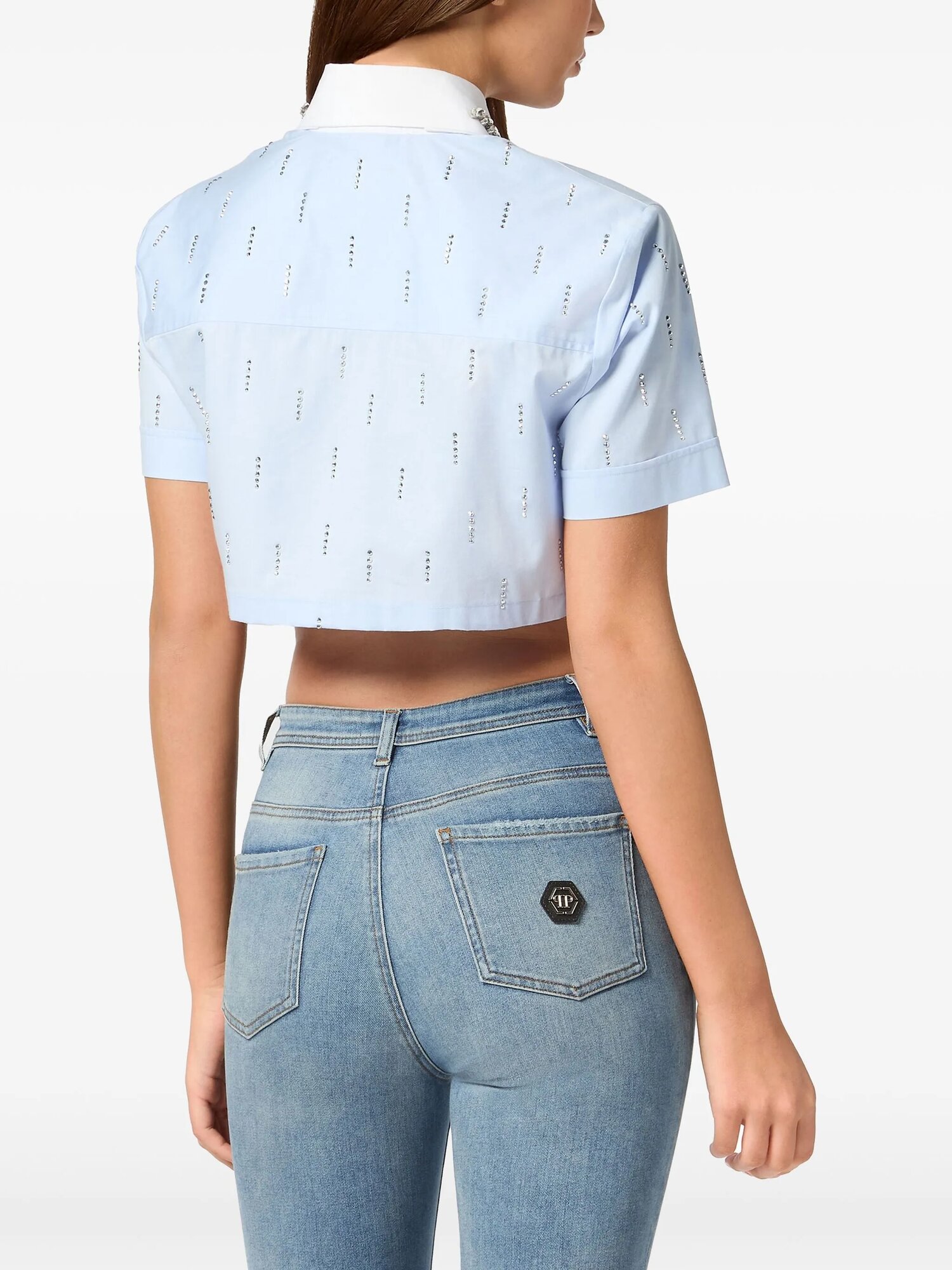 Рубашка PHILIPP PLEIN, размер XL, blue — фото 1