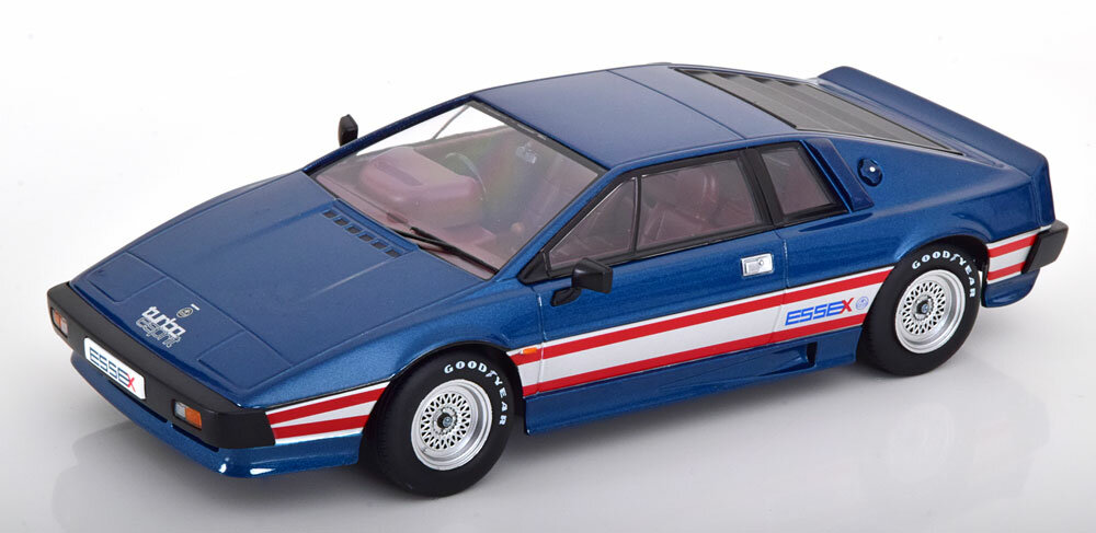 Модель коллекционная KK-SCALE Lotus esprit turbo essex 1981 blue metallic silver red