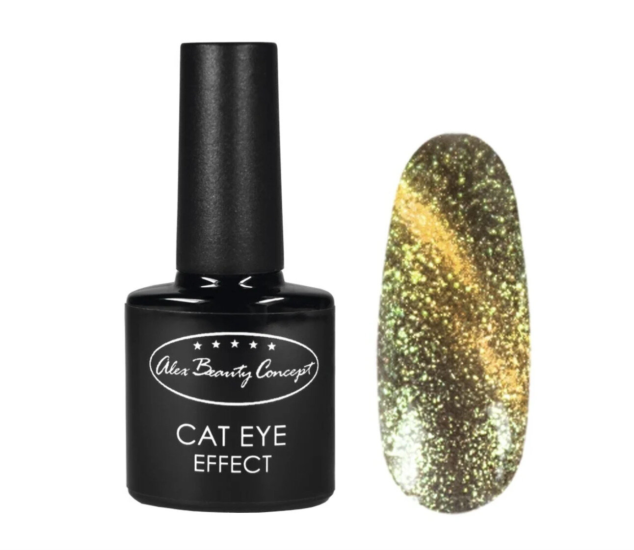 Alex Beauty Concept Гель-лак CAT EYE EFFECT GELLACK, 7.5 мл, цвет золотой