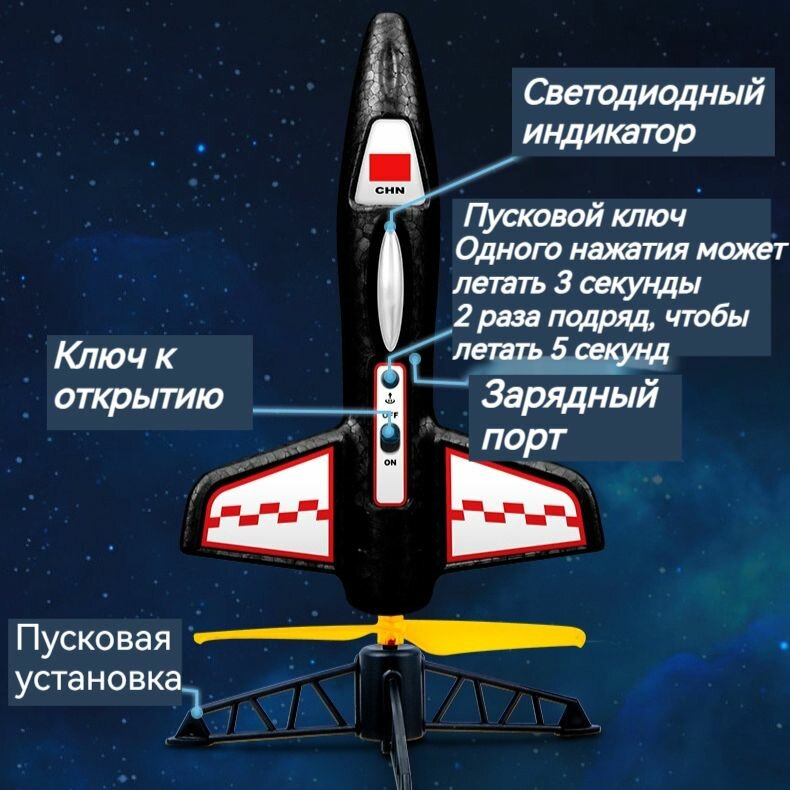 Ракета игрушечная — фото 1