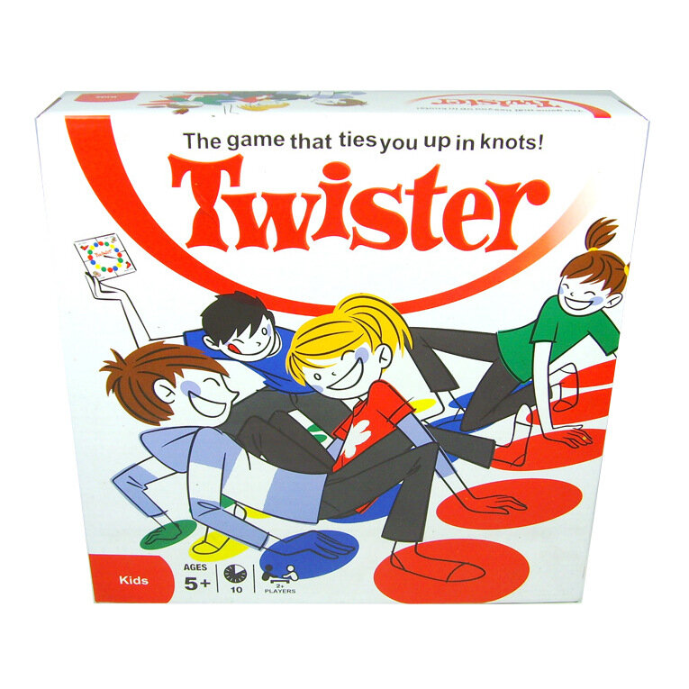 Стандартная версия игрушки Twister для баланса тела, идеальная для семейных игр и развлечений детей, веселая