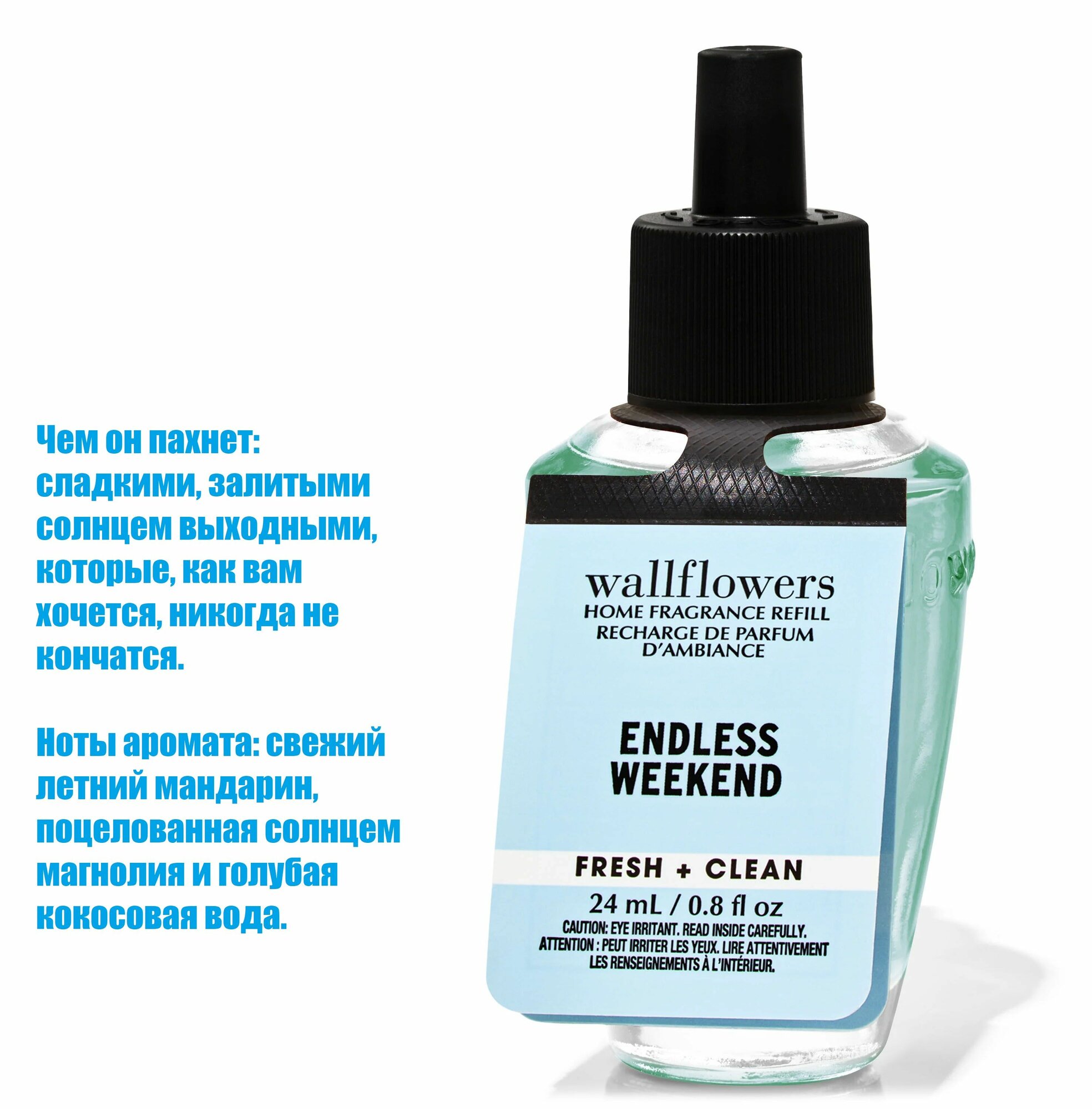 Bath and Body Works Рефилл, Ароматическая жидкость Endless Weekend