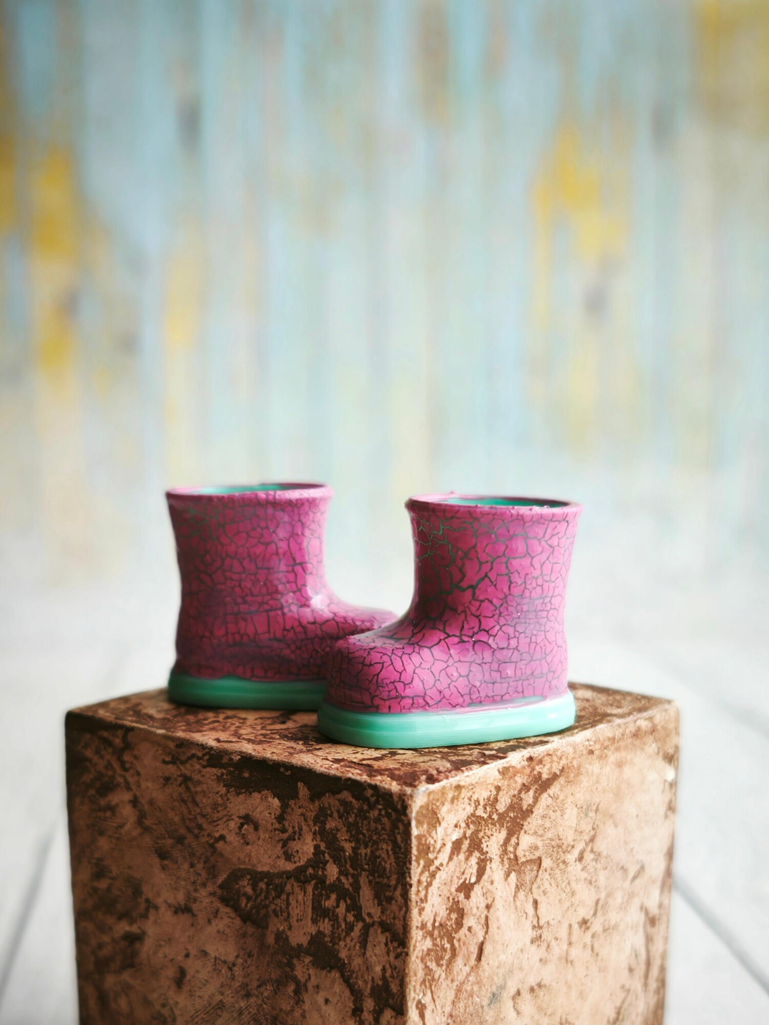 Сапоги "Кракелюр" для куклы Obitsu11/YMY