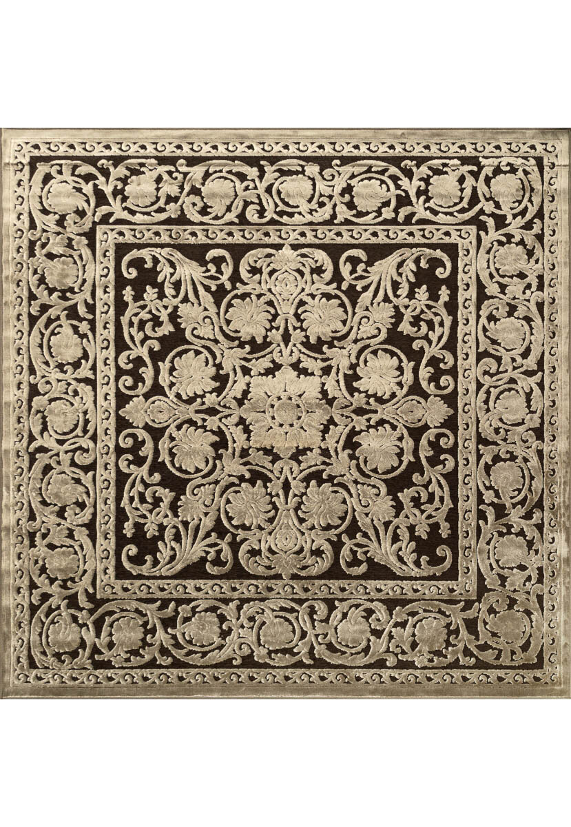 Бельгийский ковер из вискозы 200*200 см Venezia RV333-R125 квадрат