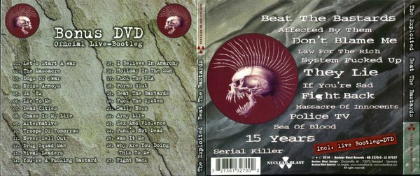 Диск The Exploited - Beat The Bastards (Limited-Edition) (1 CD) — фото 1