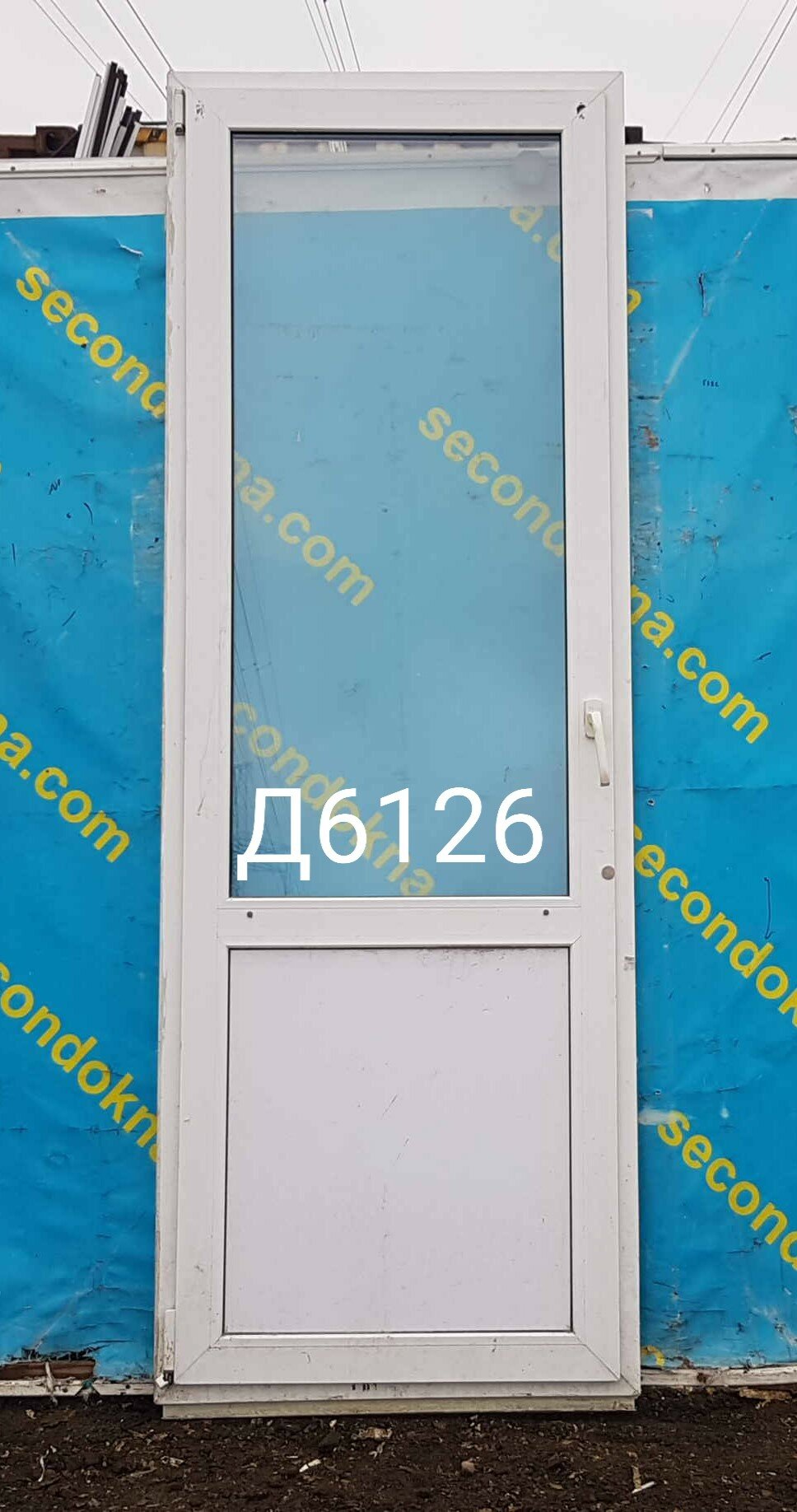 Дверь пластиковая Б/У 2220(в)х780(ш)