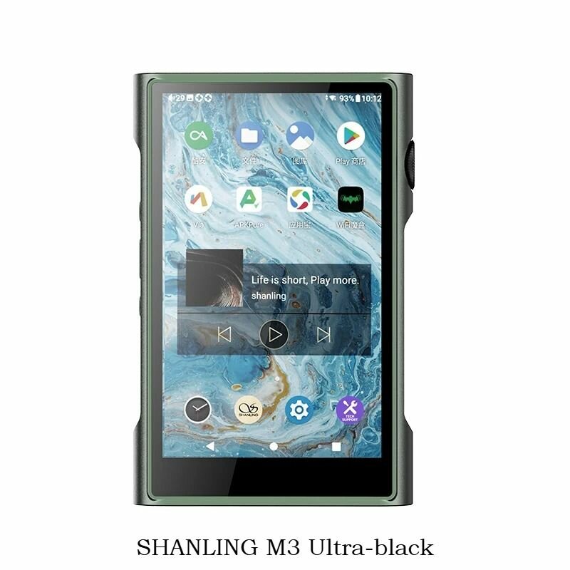 Портативный HiFi-плеер Shanling M3Ultra, MP3-ЦАП-усилитель с высоким разрешением звука, Bluetooth 5.0