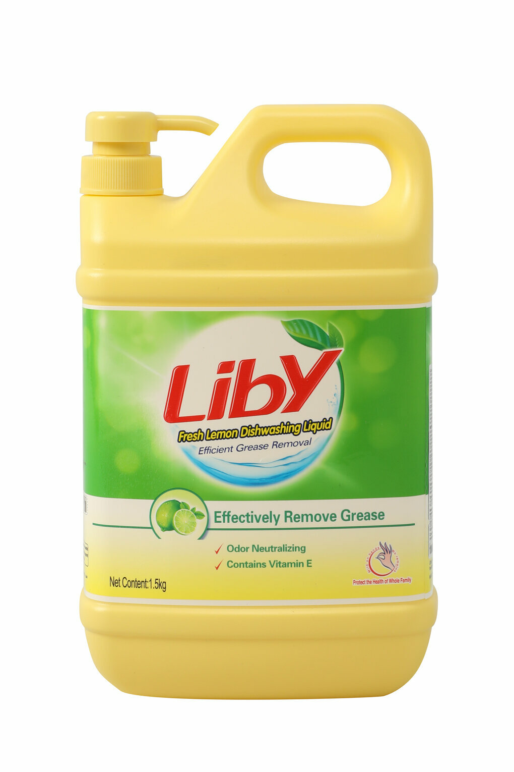 Средство для мытья посуды, Liby , Чистая посуда, Лимон, 1500 гр