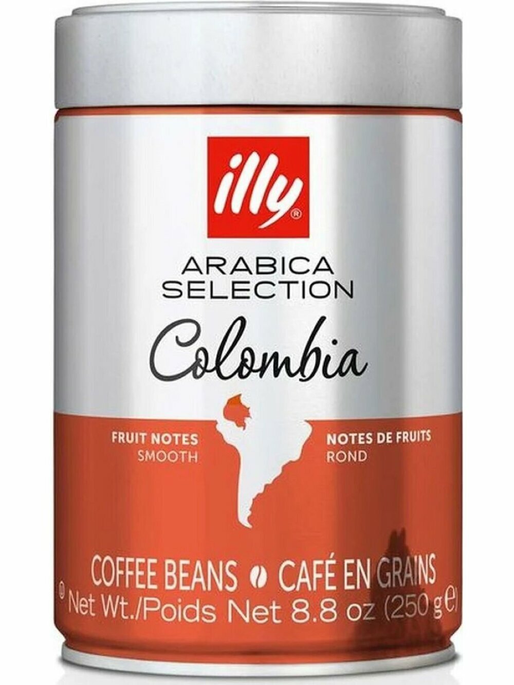 Кофе в зернах Illy ARABICA SELECTION BEANS COLOMBIA 250 гр