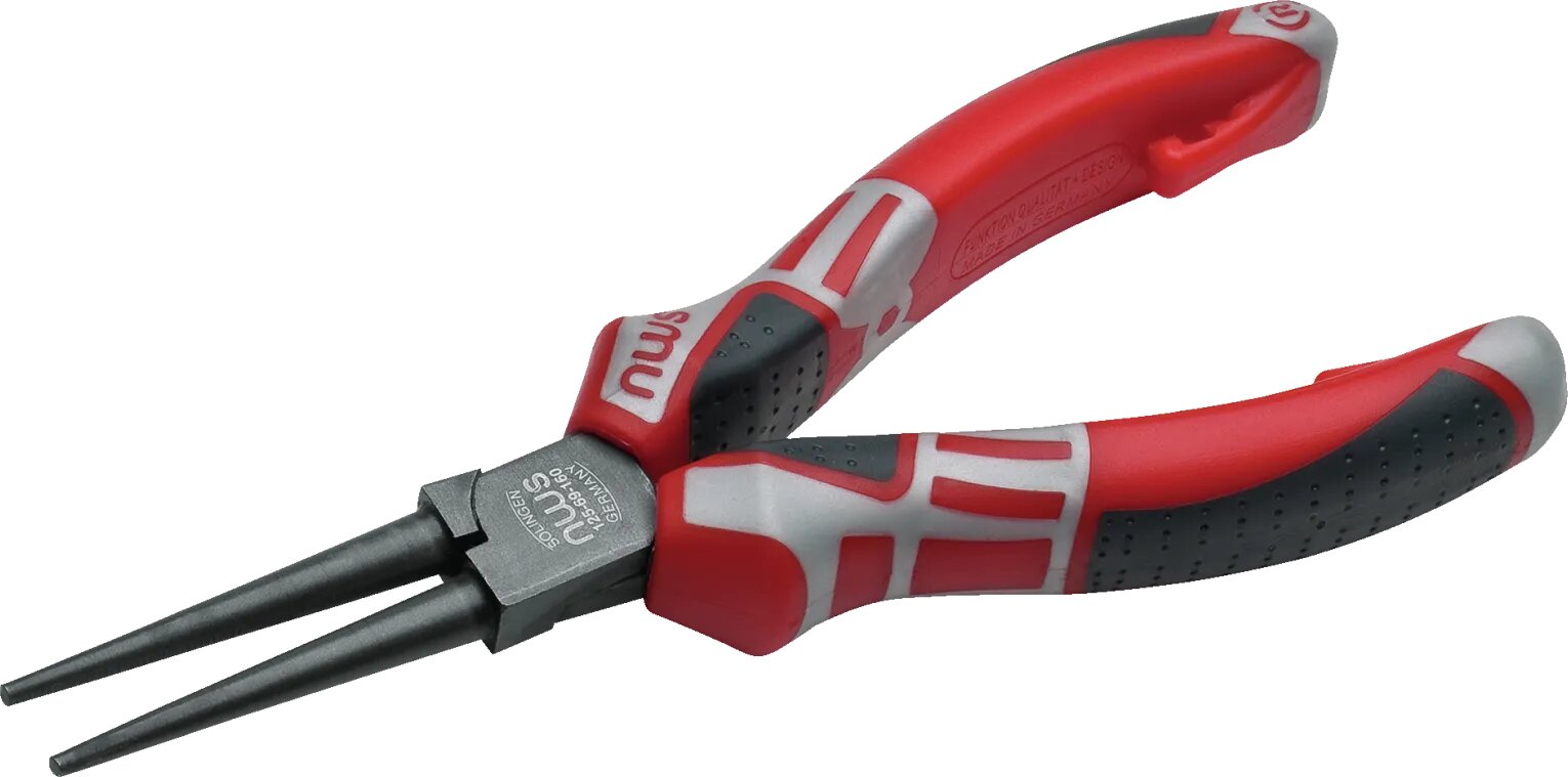 Круглогубцы NWS 125-69-160, без режущих кромок, антикоррозионное покрытие, длина 160мм