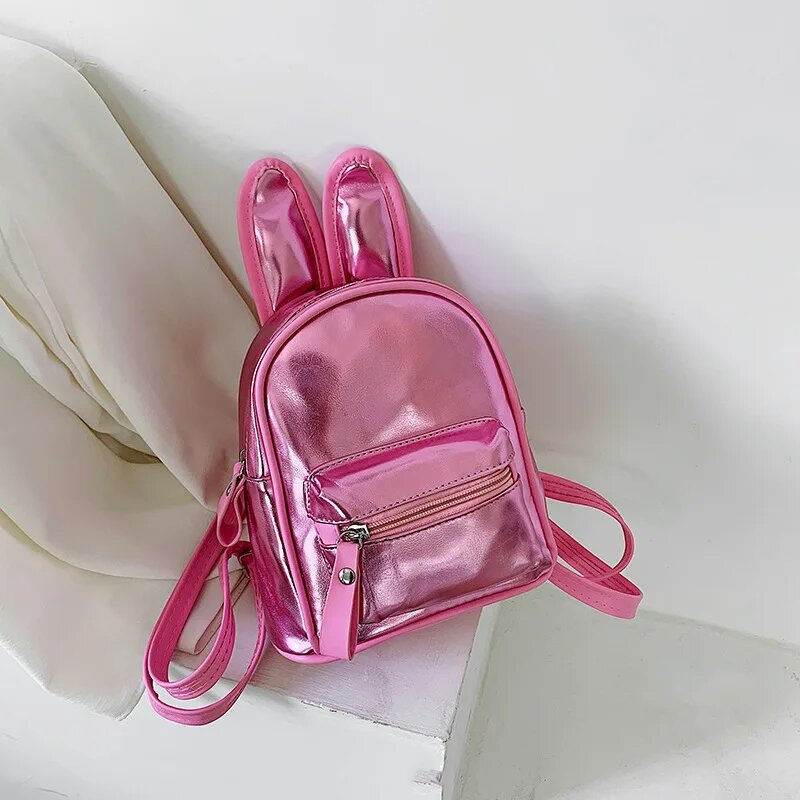 Детские рюкзаки, рюкзак с кроличьими ушками для девочек, модная Милая мультяшная сумка Розовый, Pink