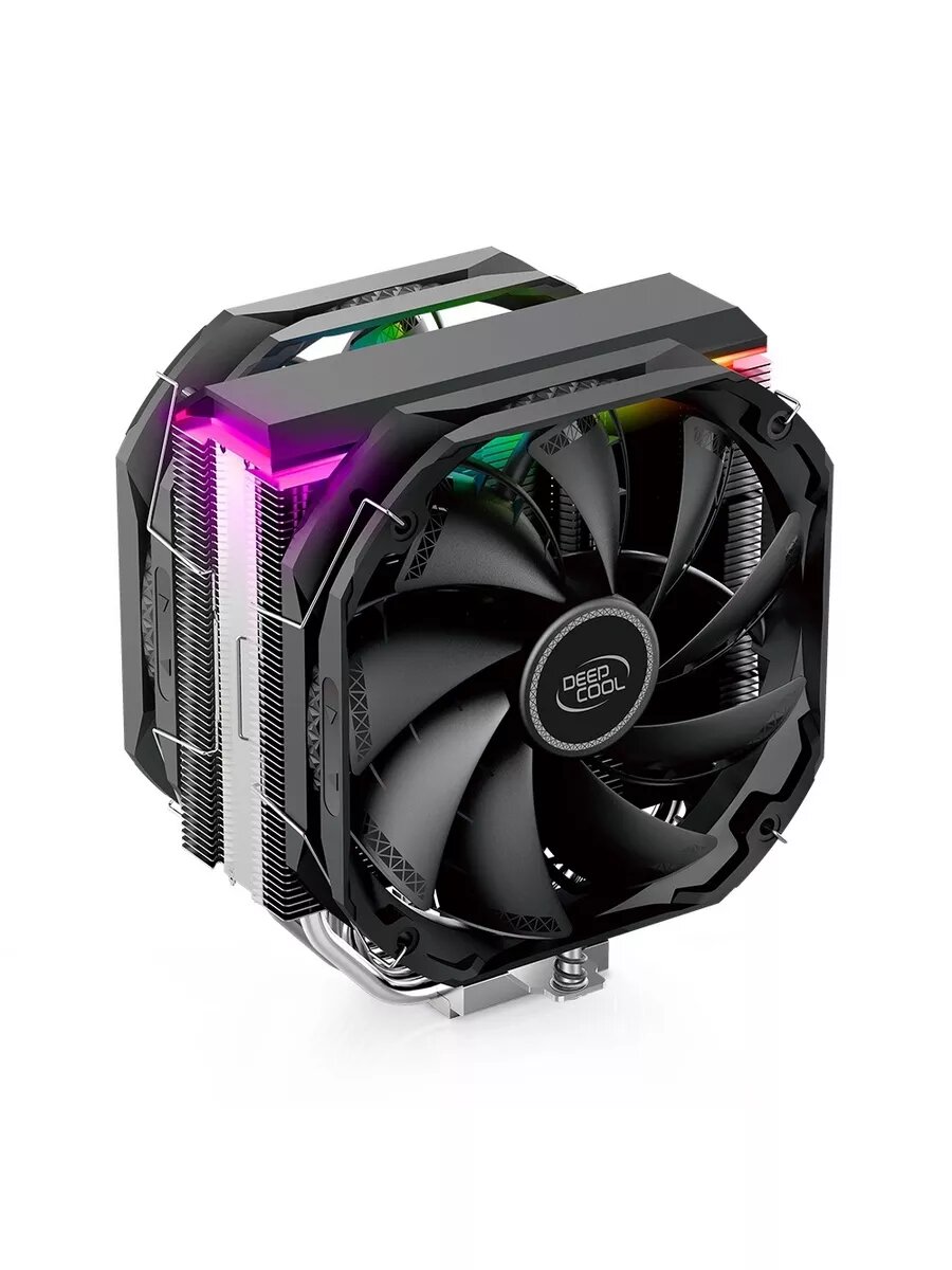 Процессорный кулер Deepcool AS500 PLUS (R-AS500-BKNLMP-G), 500–1650 об/мин, до 66 CFM