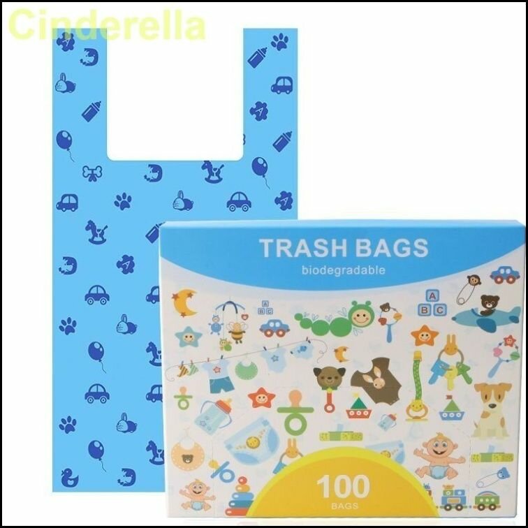 Пакеты для утилизации использованных подгузников 100PCS