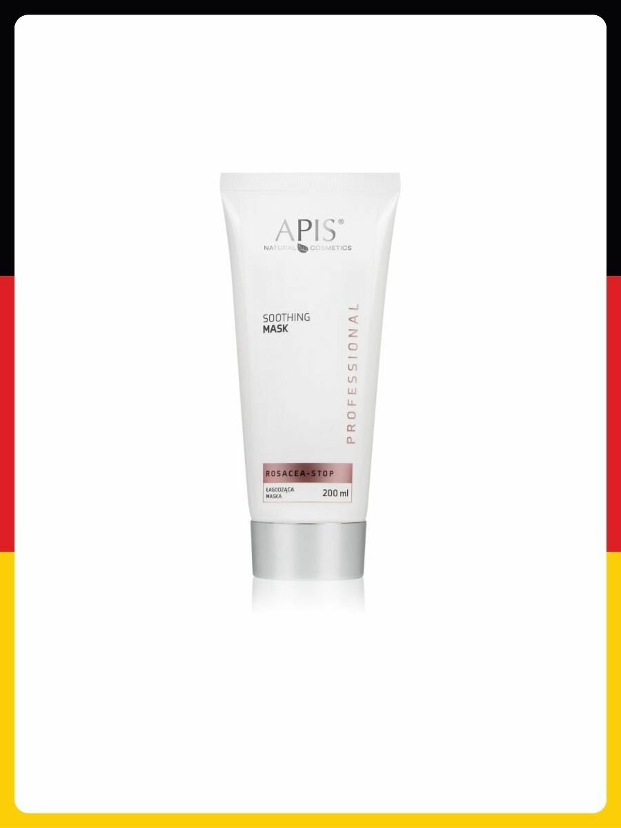 Маска косметическая Apis Natural Cosmetics Rosacea-Stop Soothing Mask for Sensitive and Reddened Skin, 200 мл