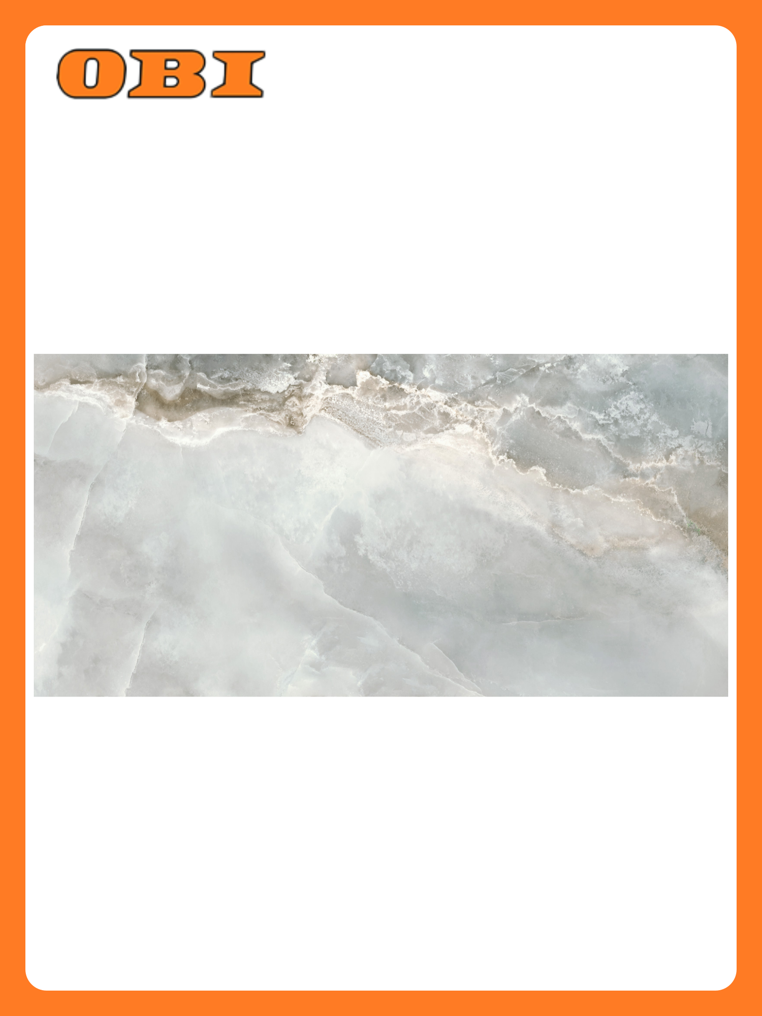 Керамогранит LCM "Blumarin", серый, 60x120 см, 1,44 м², для пола и стен