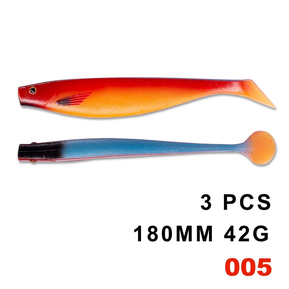 HUNTHOUSE Fox Rage Big Fihing Про Shad Lure Berserk Swimbait Оранжевый, 180mm 005-3