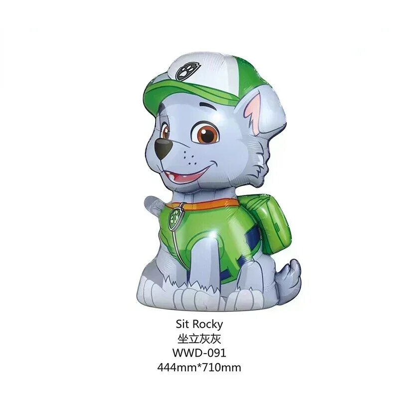 Надувной Rocky из PAW Patrol, 444x710 мм, зеленый