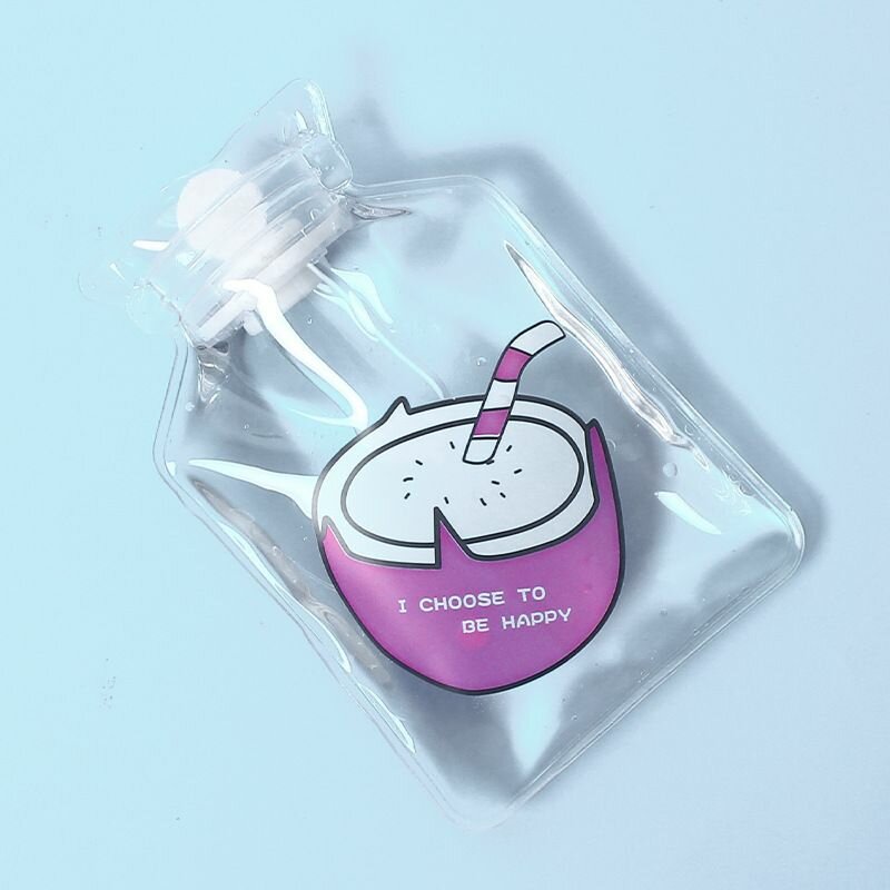 Простая бутылка для горячей воды с впрыском прозрачной воды из ПВХ