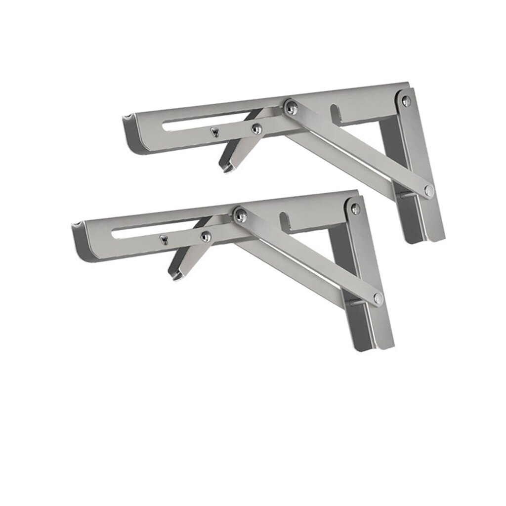 Регулируемые Настенные Полки, Установленные На Кронштейнах Для Настольных Полок, Складные Кронштейны Для Настенных Полок из Нержавеющей Стали для Скамеек, Столового Оборудования