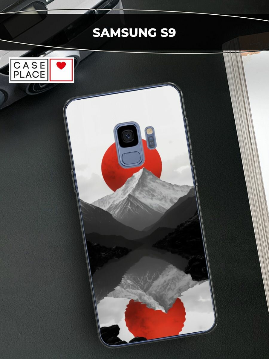 Чехол на Samsung Galaxy S9 / Самсунг Галакси С9 с принтом Белая гора